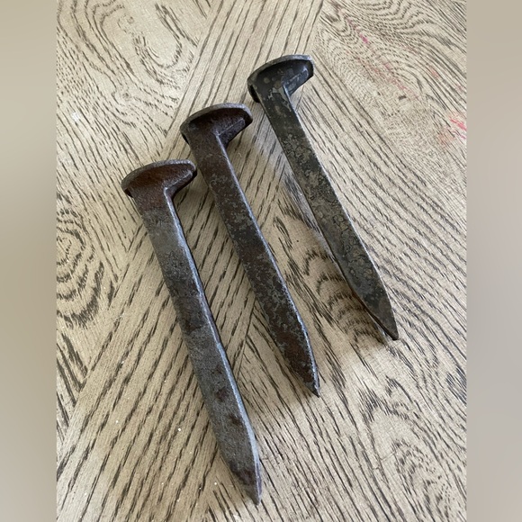 Accents | Vintage Railroad Spike Set | Poshmark
